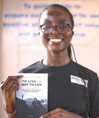 Faith Agumya addresses mental health through art - The Observer